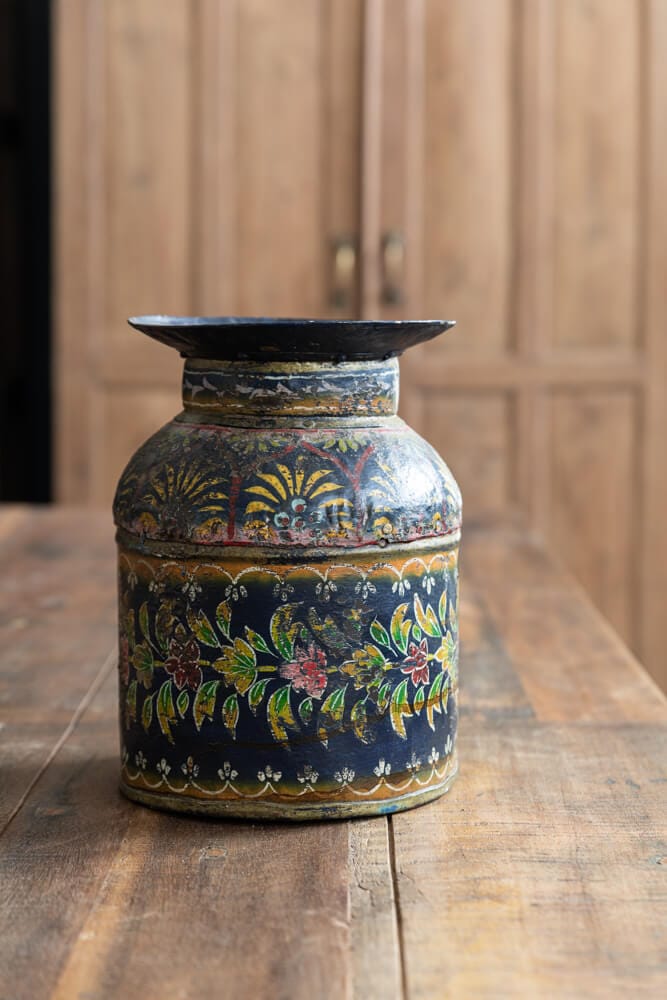 BOHO Handmålad järnkruka - Soulosofie